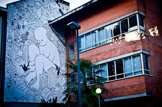 Millo: lo street artist che ridisegna le architetture urbane - Goldworld